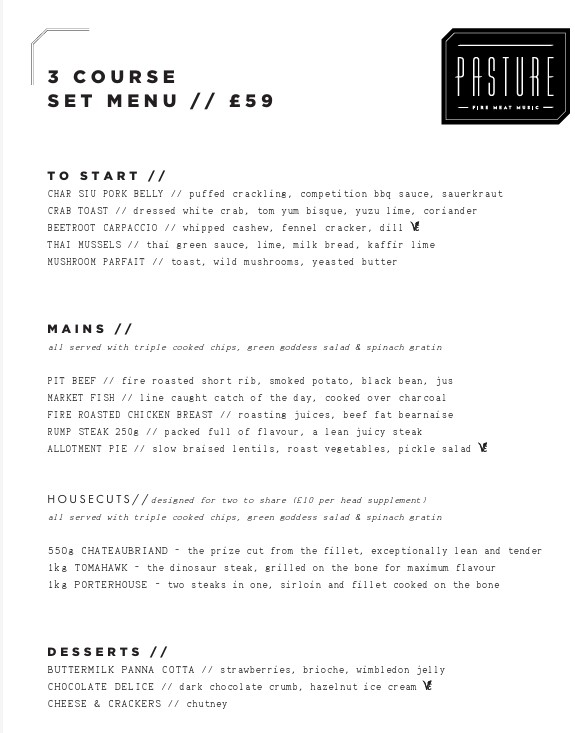 Supper Club - Pasture Restaurant - 4 November 2025 - Silhill